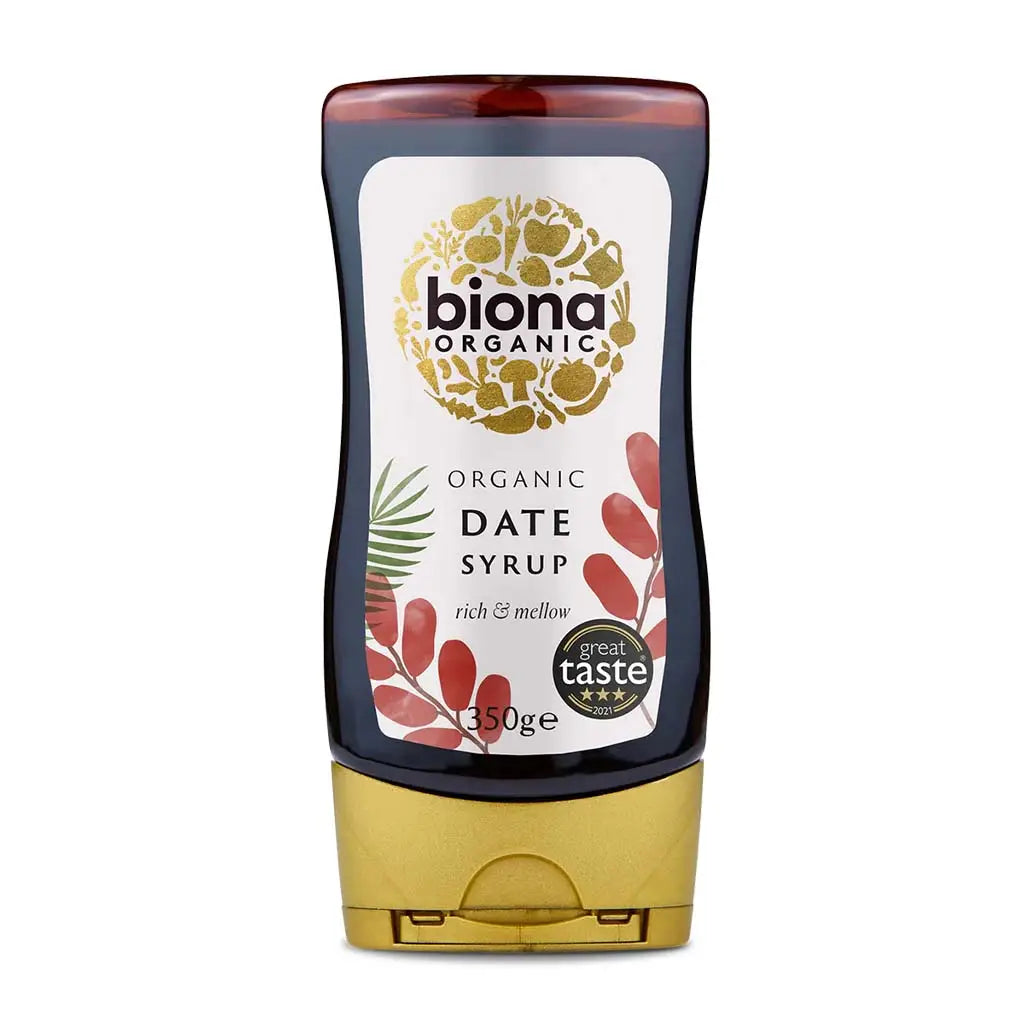 Biona Organic Date Syrup 350 g – Rich & Natural Sweetener, Vegan ...