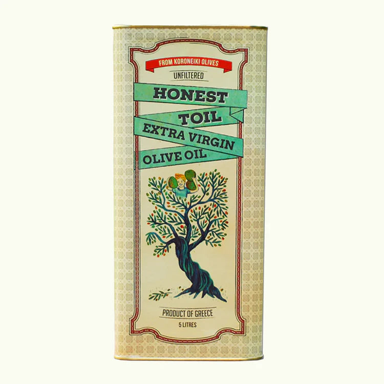 Honest Toil Olive Oil 5 Litre - Ganesha Wholefoods – Ganesha Wholefoods